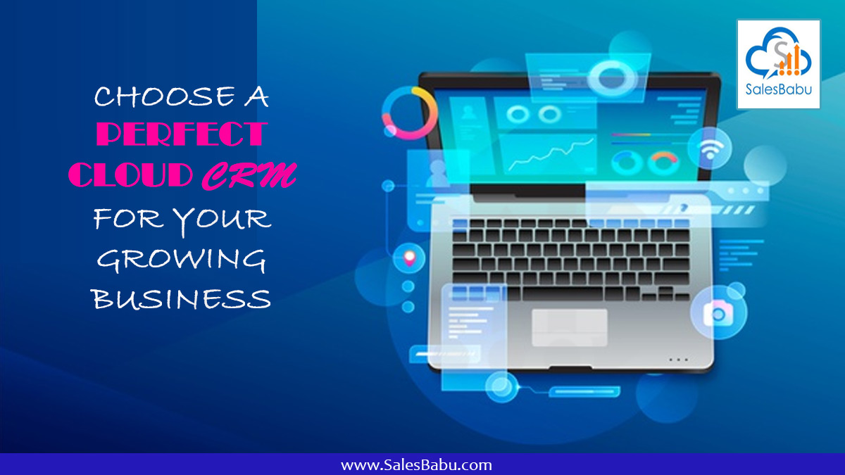 Choose a Perfect Cloud CRM For Your Growing Business | SalesBabu
