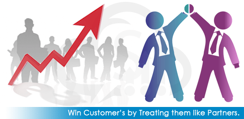 Win Customers by Treating Them Like Partners | SalesBabu CRM