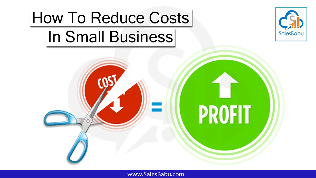 How To Reduce Costs In Small Business With SalesBabu CRM Software How To Reduce Costs In Small Business With SalesBabu CRM Software