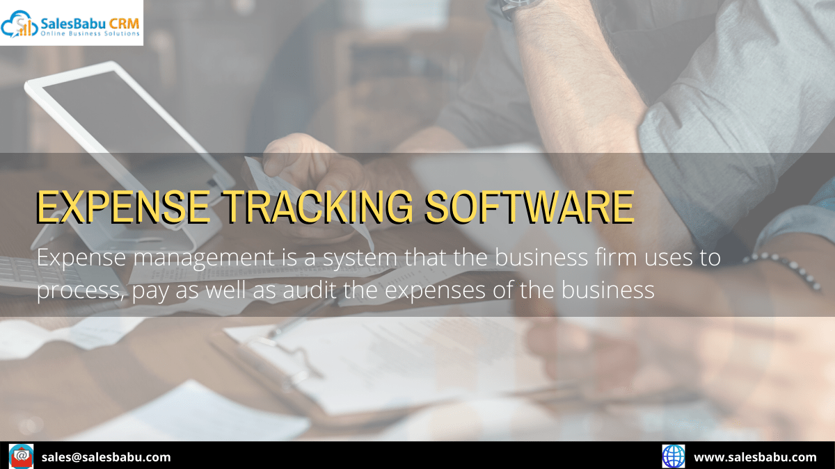 Expense Tracking Software | SalesBabu.com