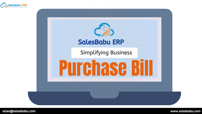 Purchase Bill - Online Purchase Management Software