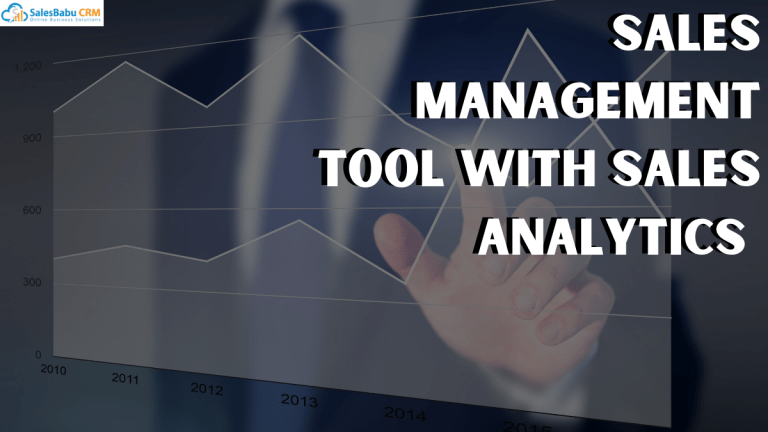 Online Sales Management Software For Small Organisations